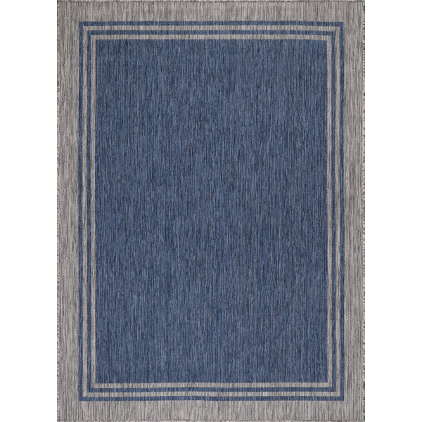 Wade Logan® Tapis intérieur / extérieur bleu / gris Waikiki et Commentaires - Wayfair Canada
